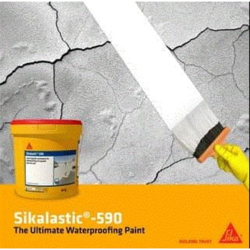 SIKALASTIC 590 GREY (20KG) Liquid Applied Polyurethane Acrylic Roof ...