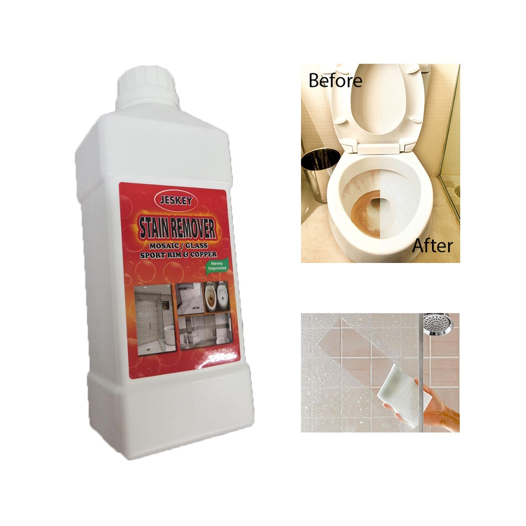 JESKEY STAIN REMOVER (1LTR)Heavy Duty Stain Remover Toilet Bowl Floor ...