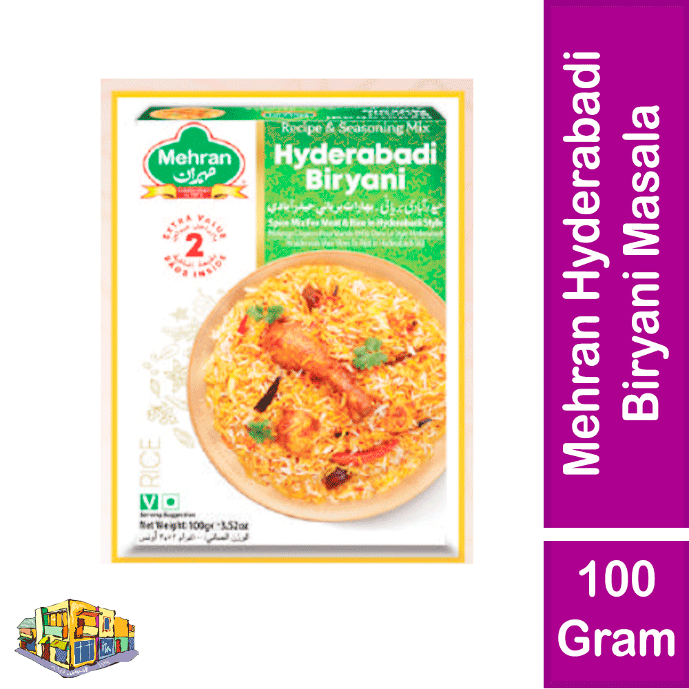 Mehran Hyderabadi Biryani Masala 100g Pack | Shopee Malaysia