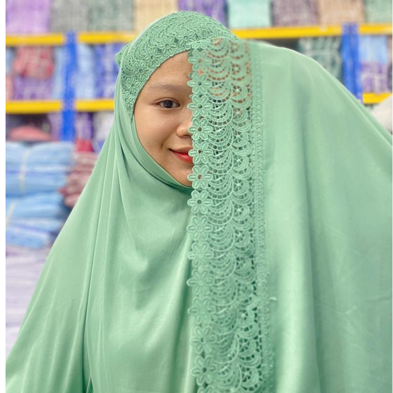 🔥🔥PREMIUM TELEKUNG BUNGA LACE🔥🔥 READY STOCK Telekung EXCLUSIVE QUALITY ...