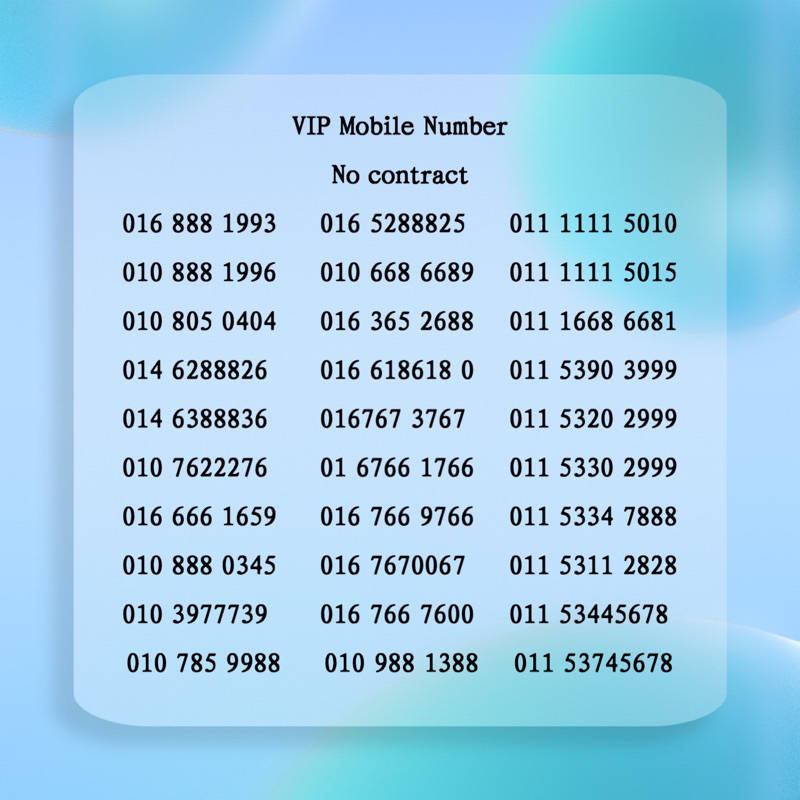VIP MOBILE NUMBER FOR SALE , VIP PHONE NUMBER NO CONTRACT ,NICE NUMBER FOR SALE, VIP NUMBER AAA ...