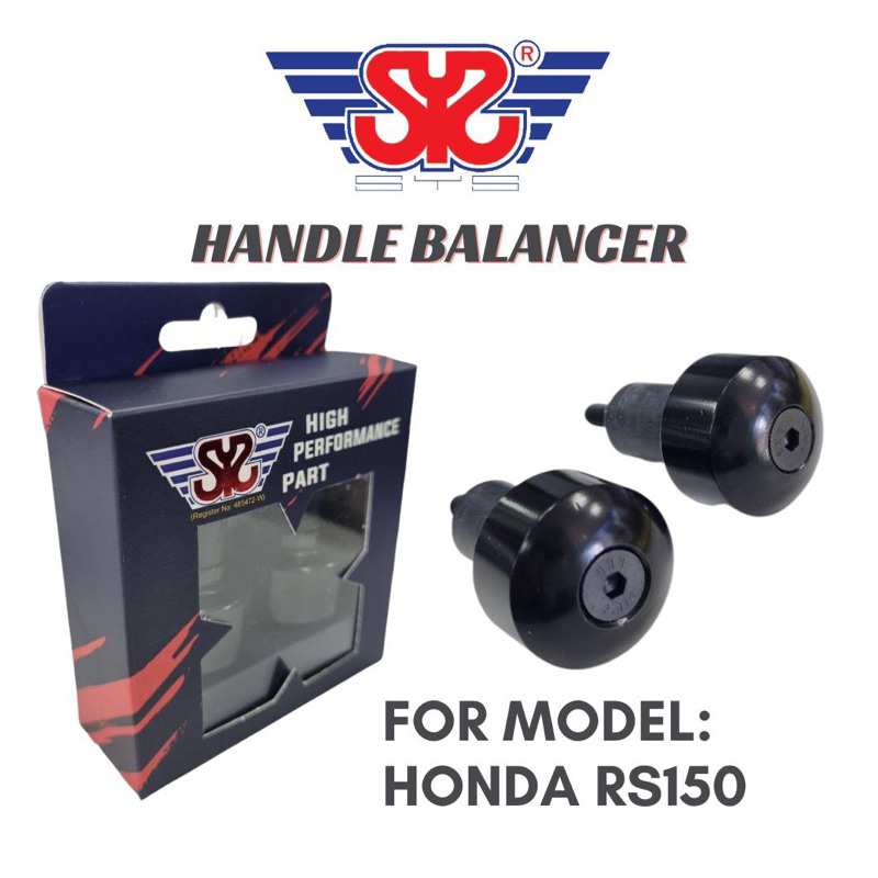 Honda RS150 V1 V2 K56 Handle balancer Standard Hitam | Shopee Malaysia