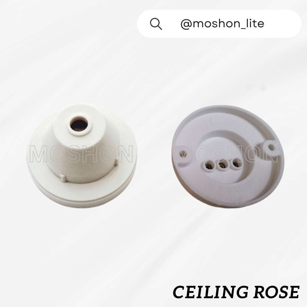Ceiling Rose / Ceiling Switch 5A / 250V single phase with 3 terminal ...