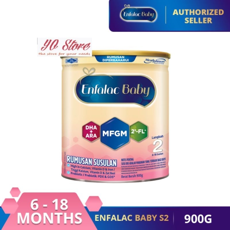 Enfalac Baby Step 2 (500g/1.16kg/1.74kg/2.32kg) | Shopee Malaysia