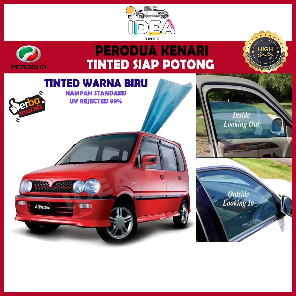 Perodua Kenari_TINTED CROMAX BIRU/Blue Tinted/ Tinted Kereta /Car ...