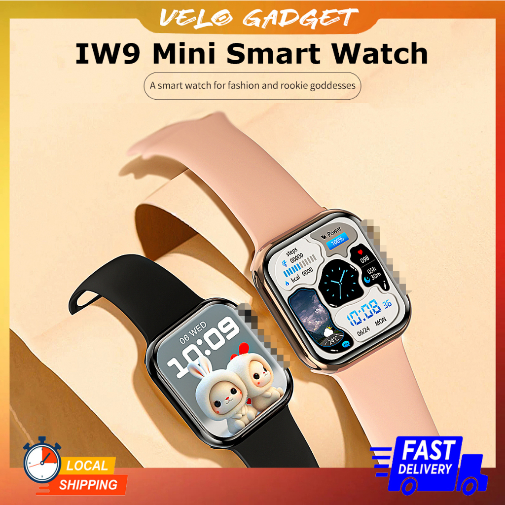 [Malaysia Stock] IW9 Mini Smart Watch 1.75 Inch 41mm Full-screen ...
