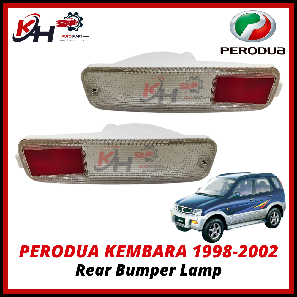 PERODUA KEMBARA REAR BUMPER LAMP REFLECTOR LIGHT REVERSE LAMPU BUMPER ...