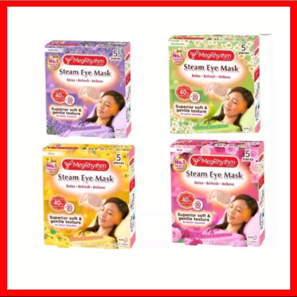 Megrythm Meg Rhythm Steam Eye Mask 5s | Shopee Malaysia