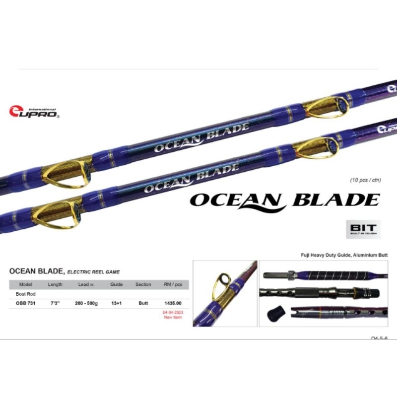 EUPRO OCEAN BLADE BOAT ROD 731 | Shopee Malaysia