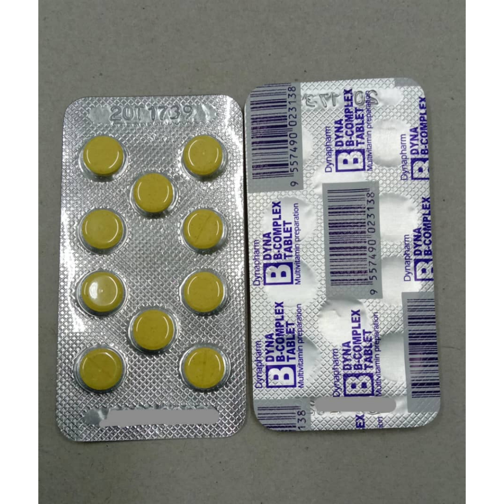 Dyna B-Complex Tablet 10s (Strip)Expiry Date 4/2025 | Shopee Malaysia