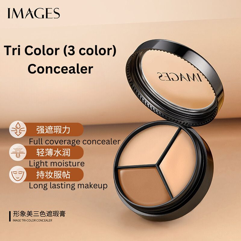 Images Tri- Colour Face Makeup Concealer Full Coverage Pimple Scar ...