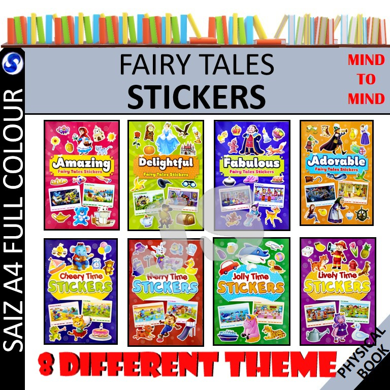 FAIRY TALES STICKERS BOOK : AMAZING | CHEERY TIME | MERRY TIME ...