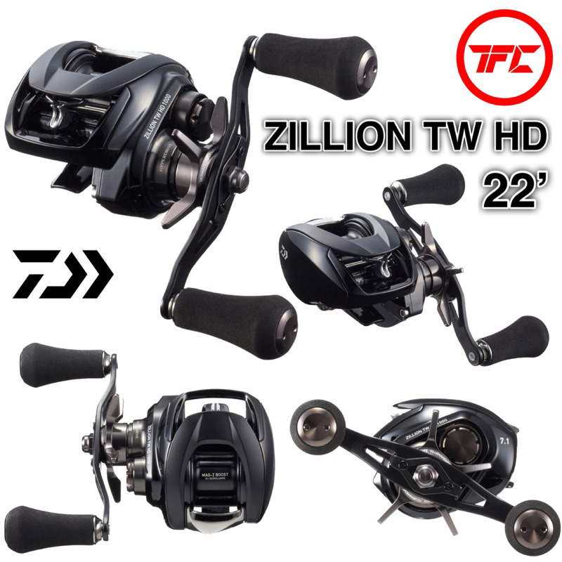 2022 DAIWA Zillion TW HD 1000 Baitcast Reel BC Baitcasting 1000HL 1000XHL 7.1:1 8.1:1 22’ Heavy ...