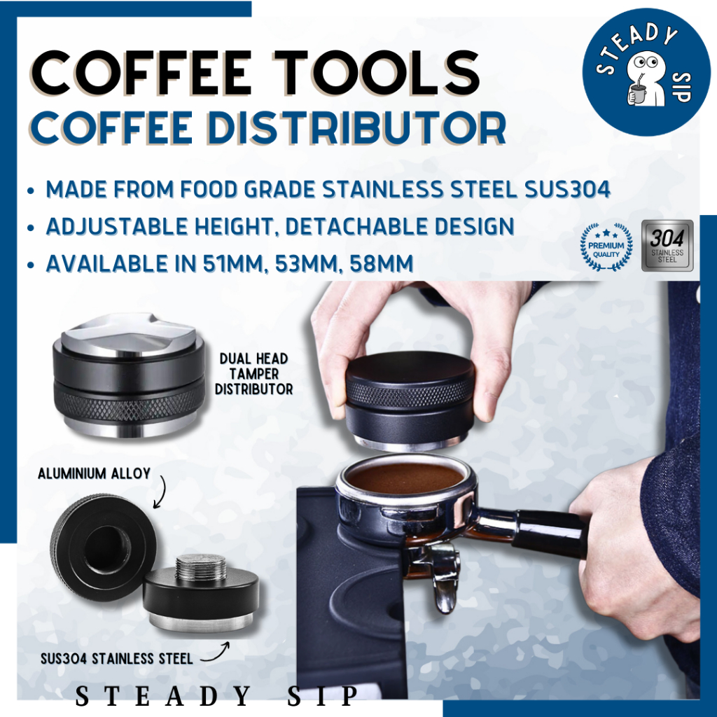 Steady Sip Coffee Distributor 51/54/58mm Coffee Tamper coffee tool ...