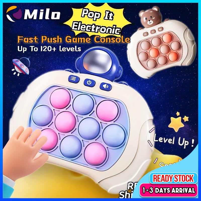 2024 Quick Push Game Pop It Electronic Speed Educational Toys Bubble ...