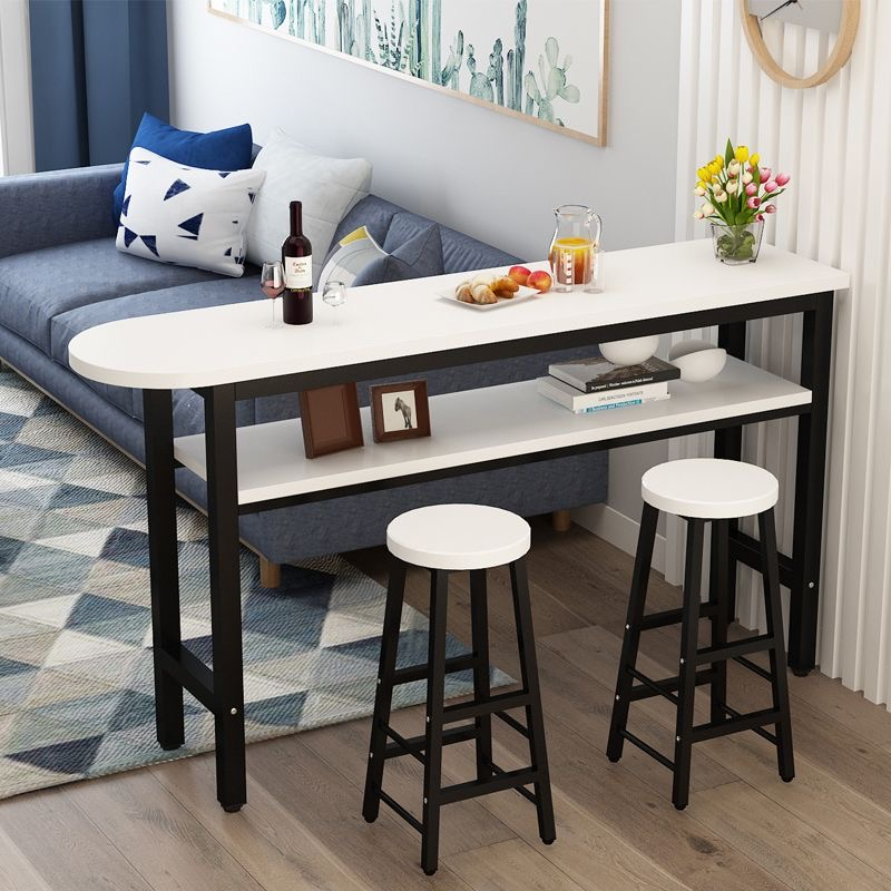 100cm/120cm/140cm/160cm double-layer bar table home simple bar bar ...