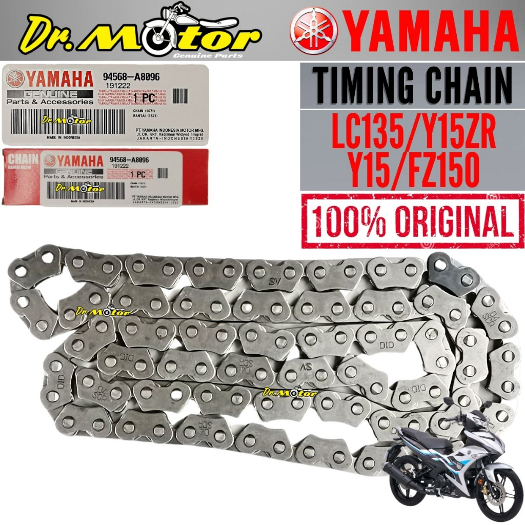 100% ORIGINAL YAMAHA LC135 Y15ZR Y15 FZ150 FZ 150 LC 135 Timing Chain ...