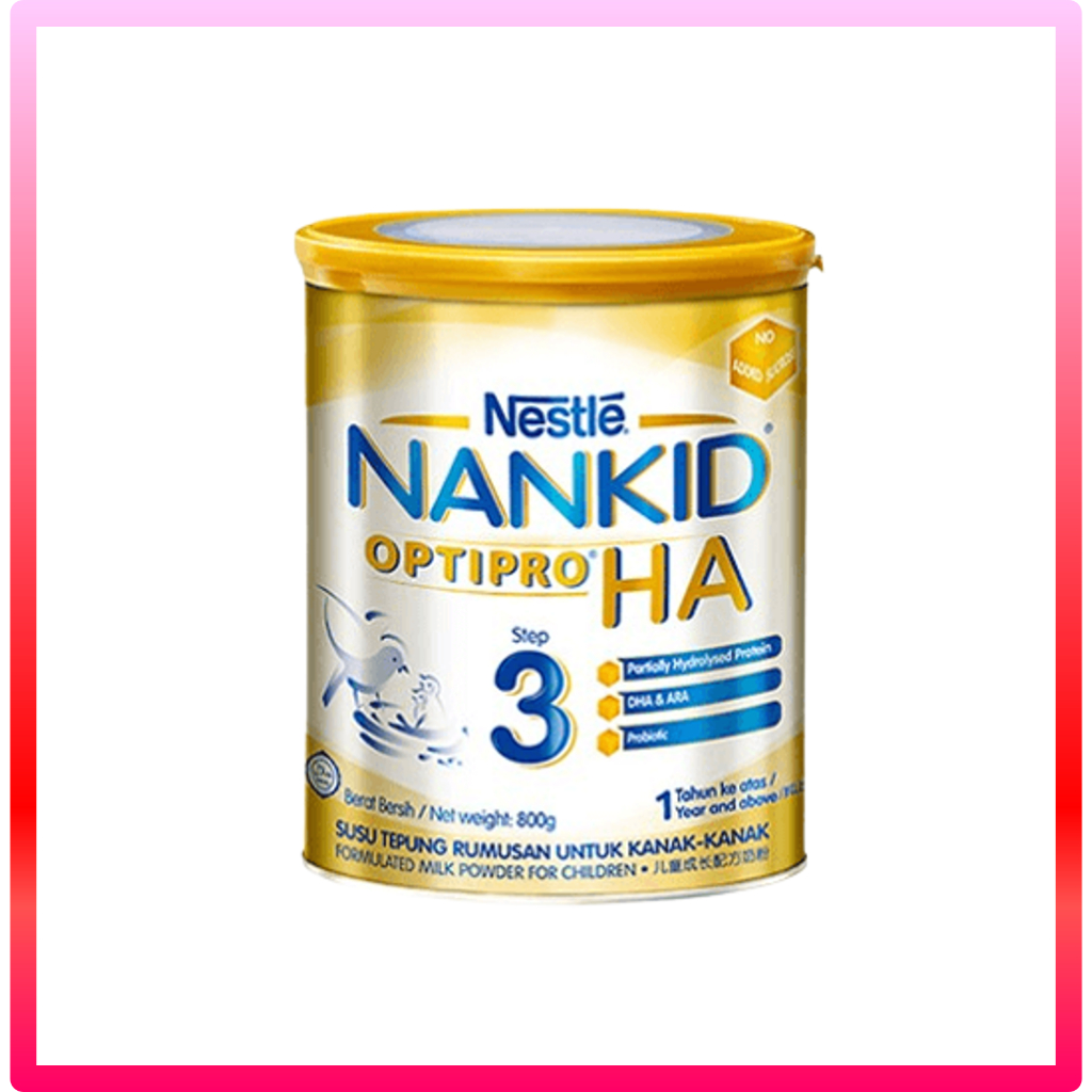 Nestle Nankid Optipro Nan HA 3 for 1 Year old Kids / 1 Tahun ke atas ...