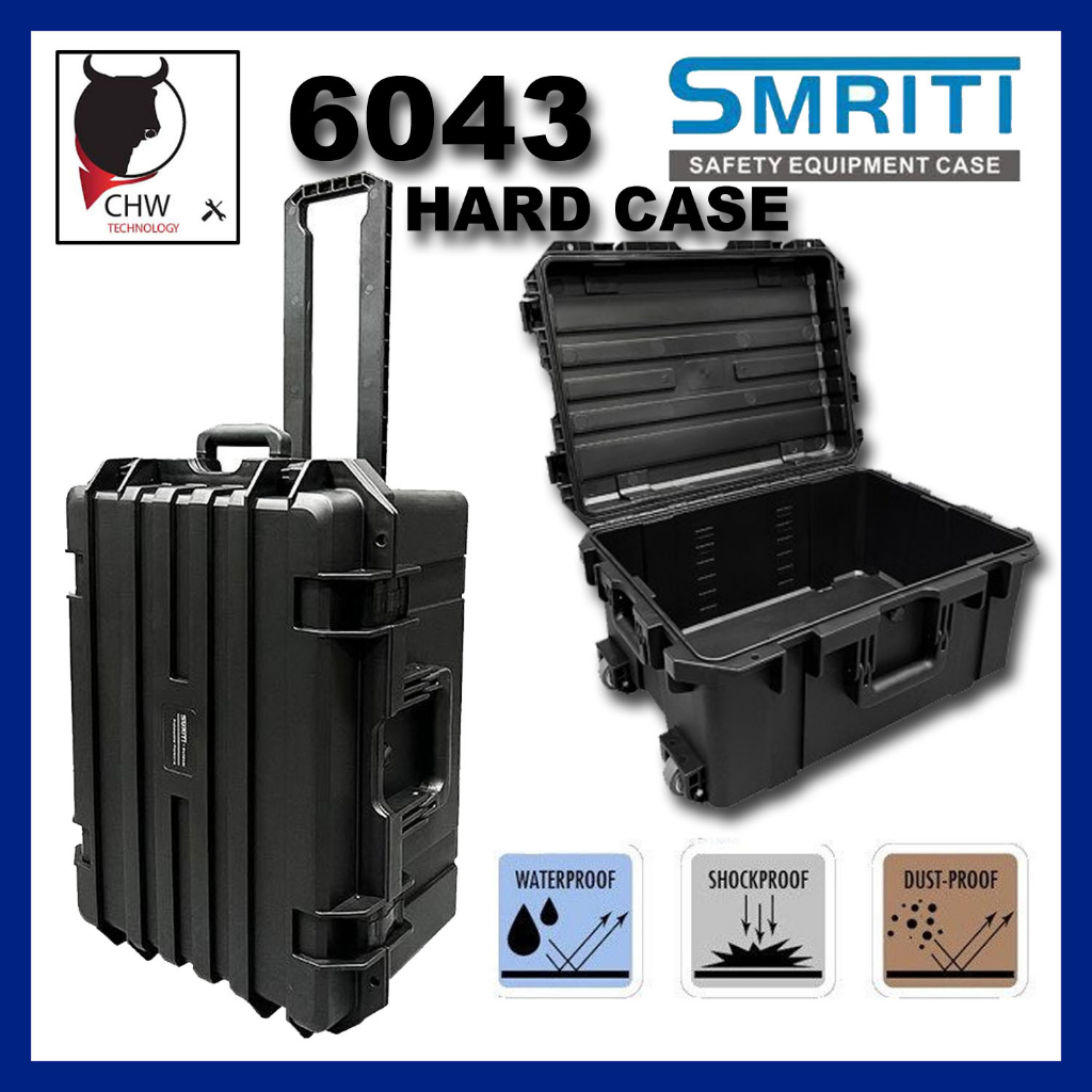 SMRITI 6043 BLACK HARD CASE FOR PROFESSIONAL CAMERA(68cm X 49cm X 24 ...