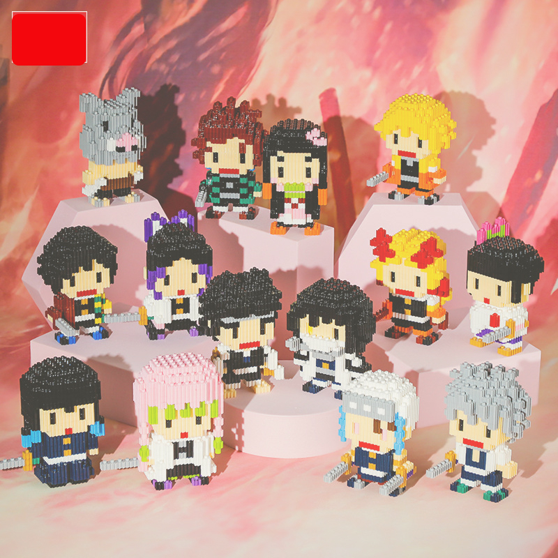 Mei Food Store Demon Slayer Nano Block - Tanjiro , Netzuko, Zenitsu ...