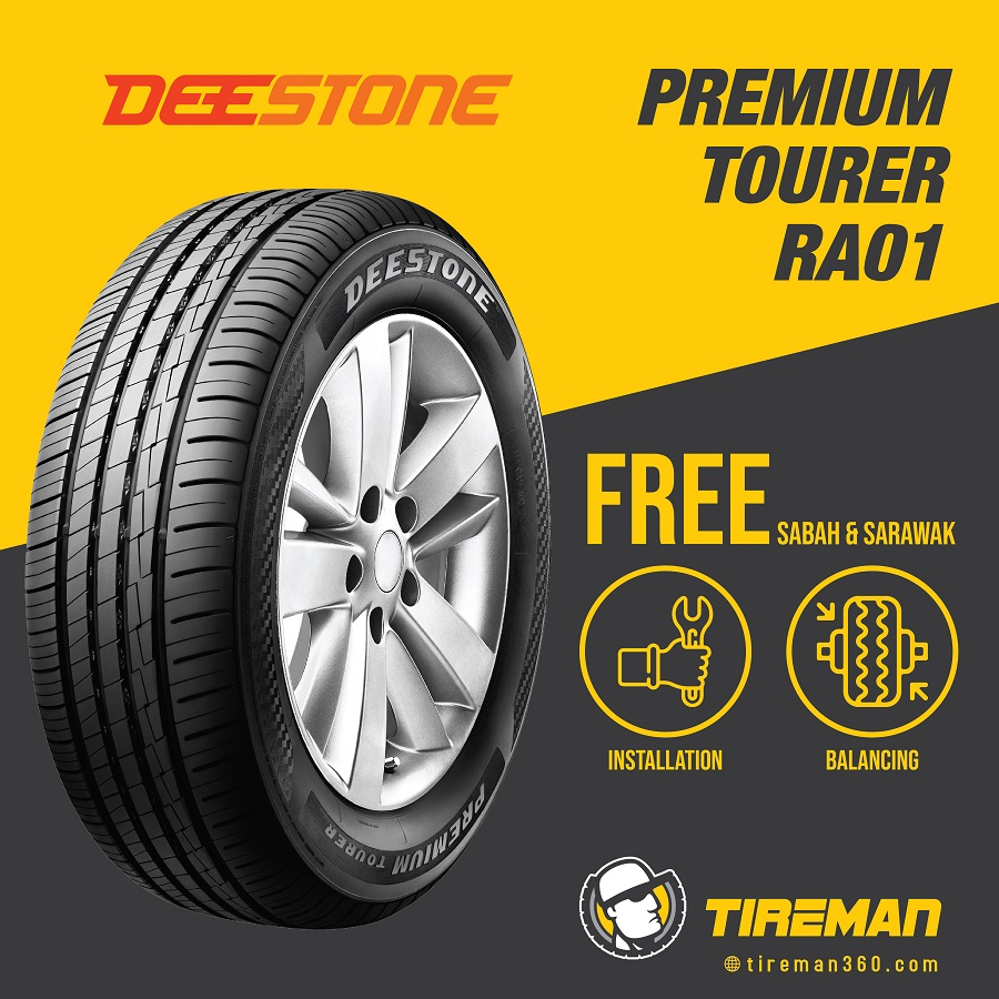 Deestone Premium Tourer RA01 15 16 17 18 Inch Tayar Tire (FREE ...