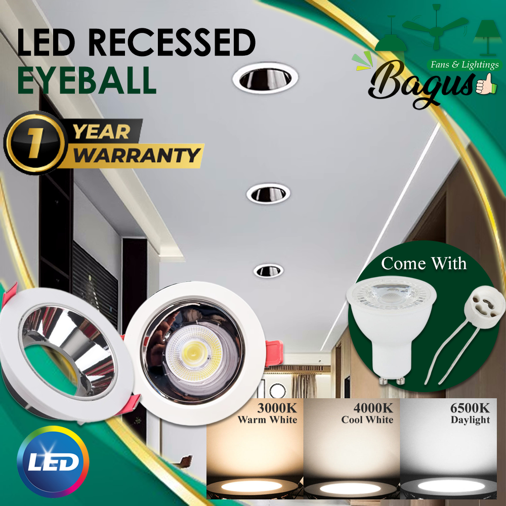 Recessed Eyeball - 3" Round Casing Frame Fitting Fixture Ceiling ...