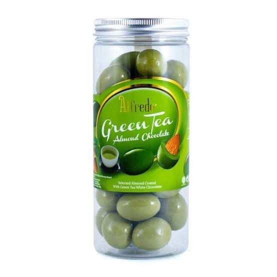 Alfredo Green Tea Almond White Jar 280G | Shopee Malaysia