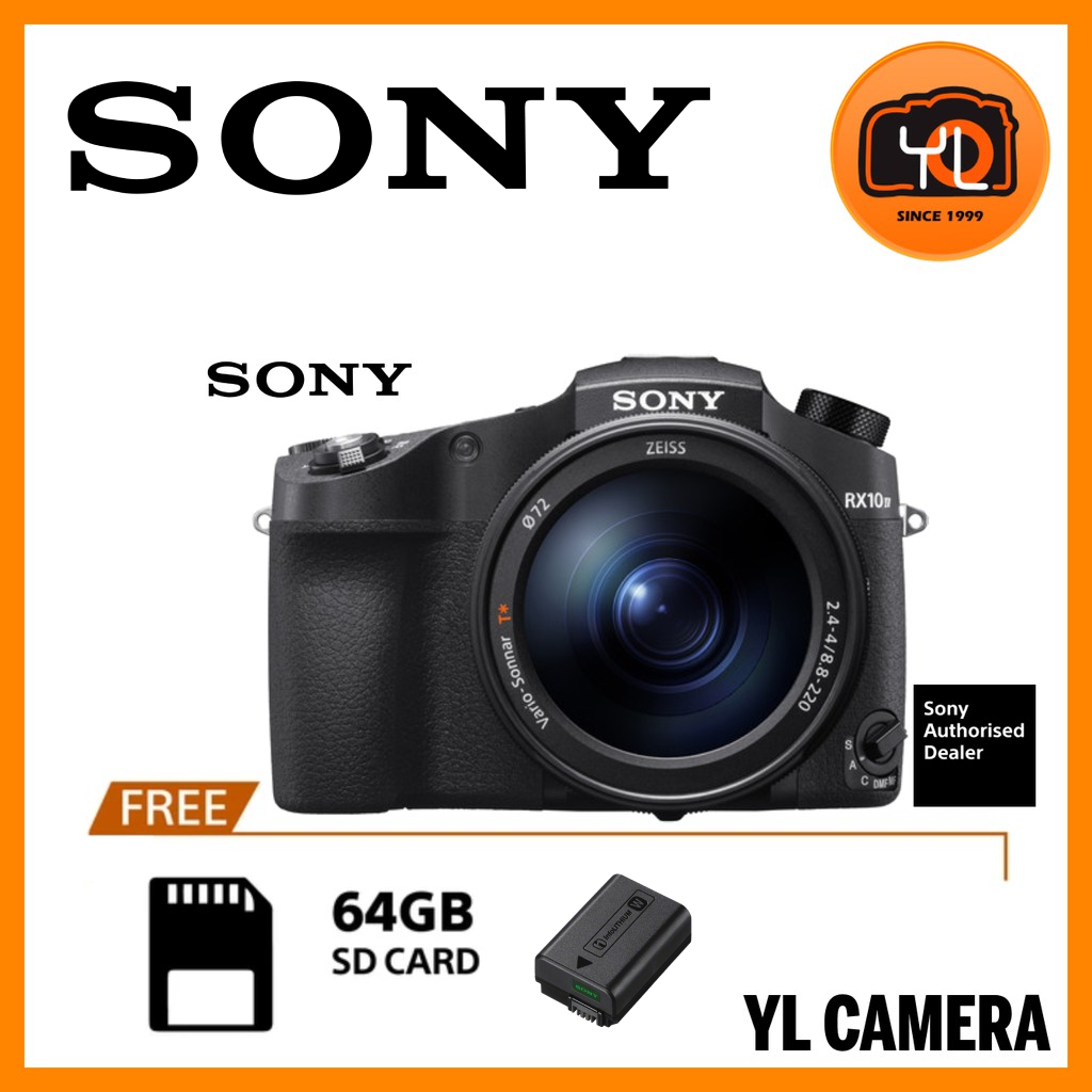 (Pre-Order) Sony Cyber-shot DSC-RX10 IV Digital Camera [Free 64GB SD ...