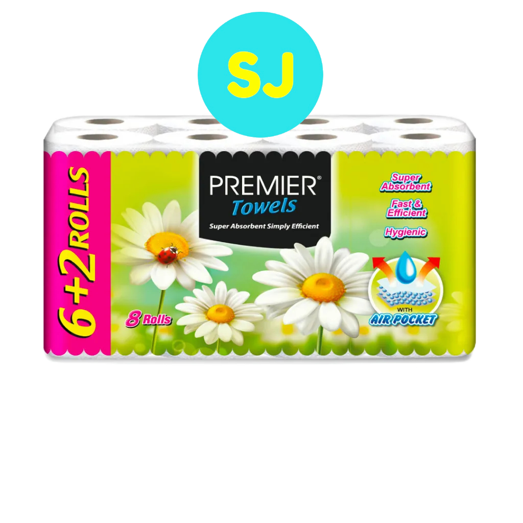 Premier Kitchen Towel (6 rolls) / (8 rolls) | Shopee Malaysia