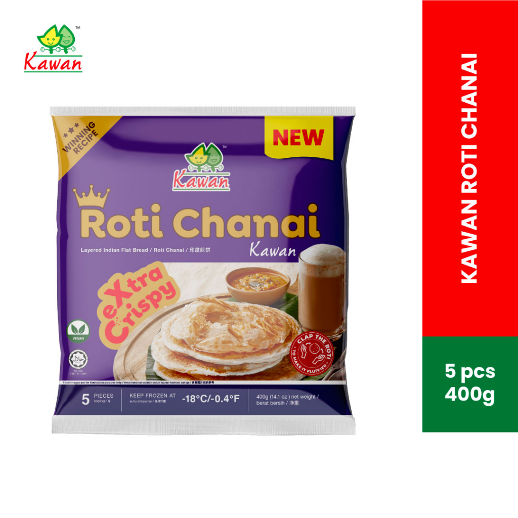 Kawan Roti Chanai 5s x 80g (400g) | Shopee Malaysia