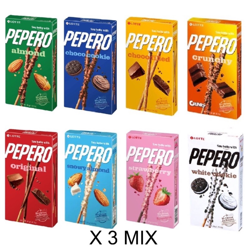 PEPERO 32G 3BOX COMBO MIX FLAVOUR | Shopee Malaysia