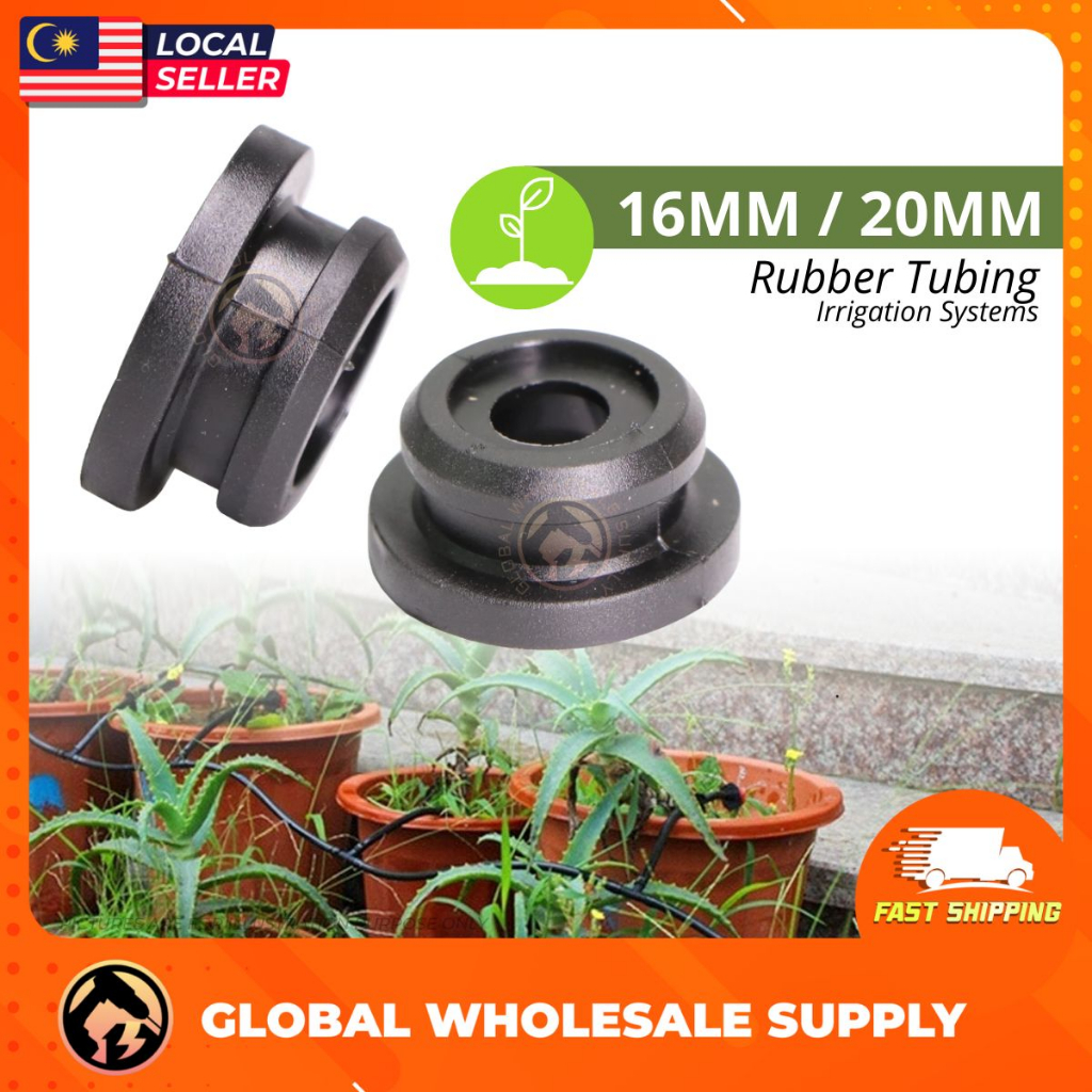 16MM / 20MM Rubber Grommet Fertigation System Hydroponic System Getah ...