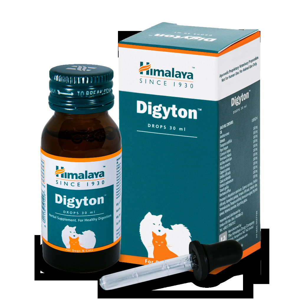 HIMALAYA Digyton VET Drops 30ml (Cats, Dogs) (Digestive stimulant ...