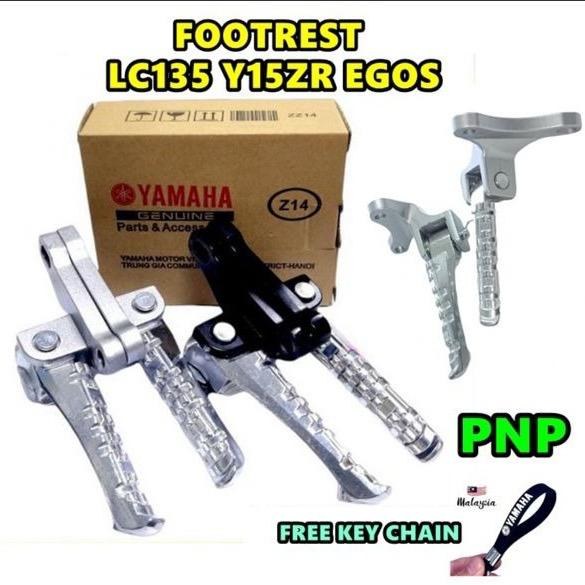 YAMAHA Y15ZR Y16 LC135 EGO REAR FOOTREST FOOTSTEP FULL SET ALLOY PEDAL ...