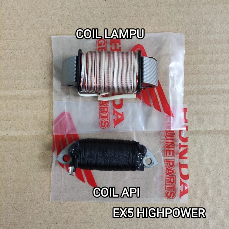 HONDA EX5 HIGHPOWER COIL API DGN COIL LAMPU HONDA STARTER COIL LIGHTING ...
