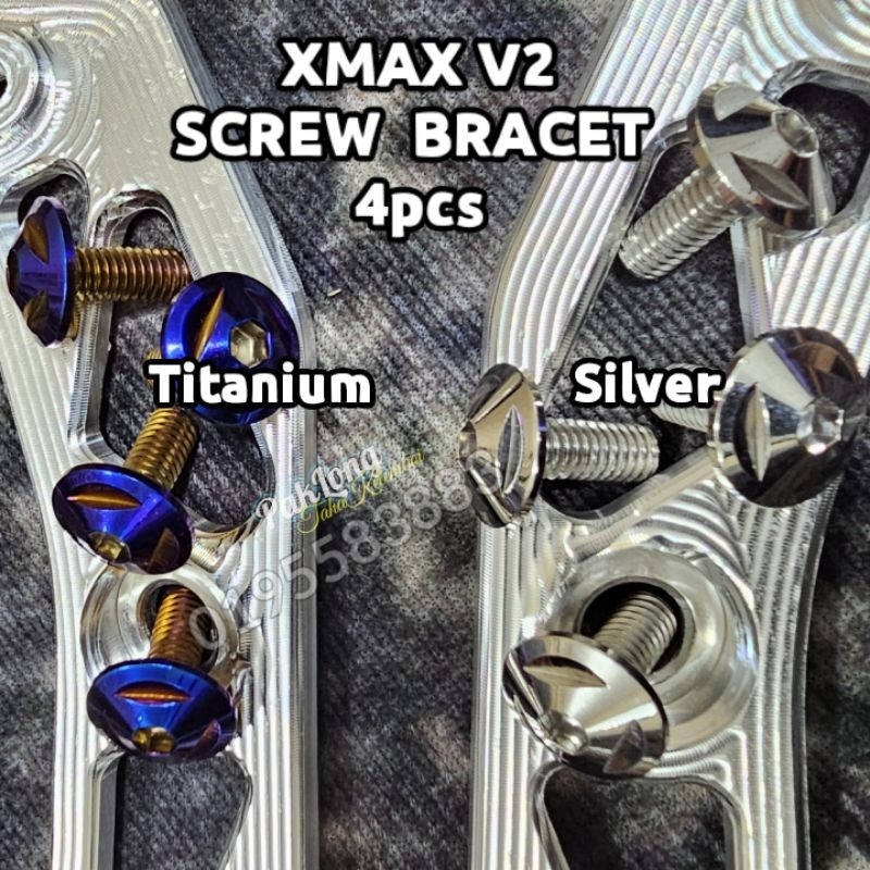 XMAX V1 V2 SCREW BRACKET WINDSHIELD | Shopee Malaysia