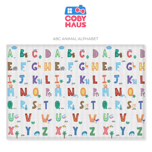 Coby Haus Cobyhaus PVC Green Soft Mat 190 X 130 X1.2cm ABC Animal ...