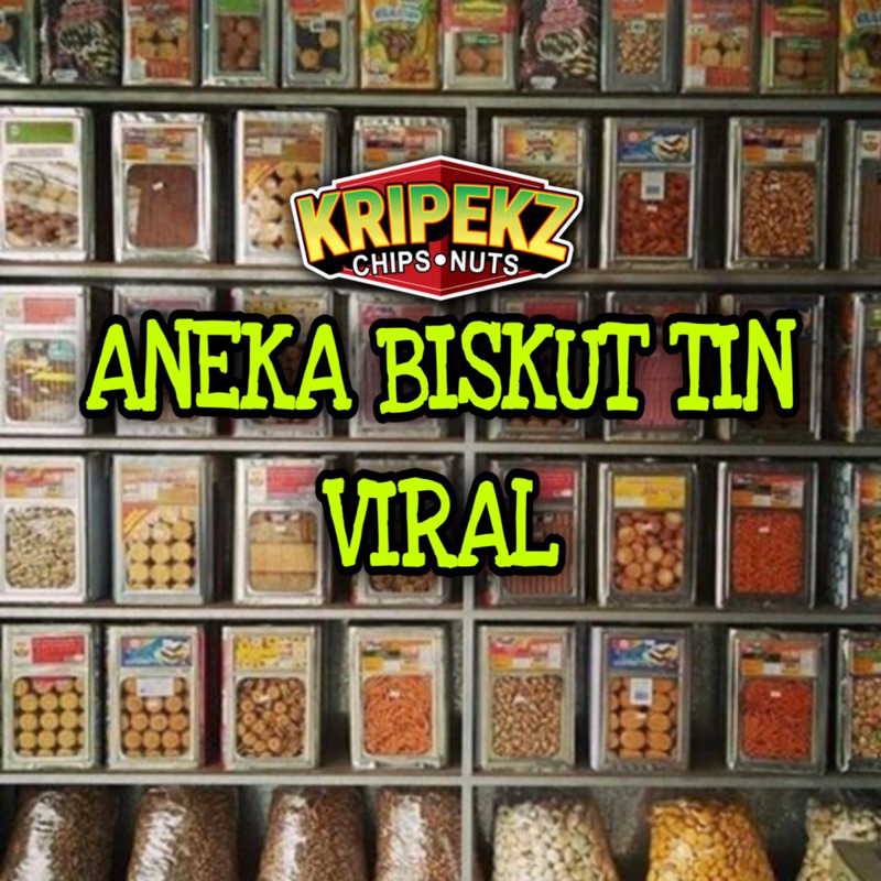 ANEKA Pilihan Biskut Tin +1kg / Biskut Timbang Keropok, kerepek, jeruk ...