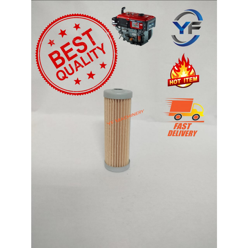 READY STOCK Yanmar TF50 TF70 TF90 TF120 TF160 fuel filter element (HIGH ...