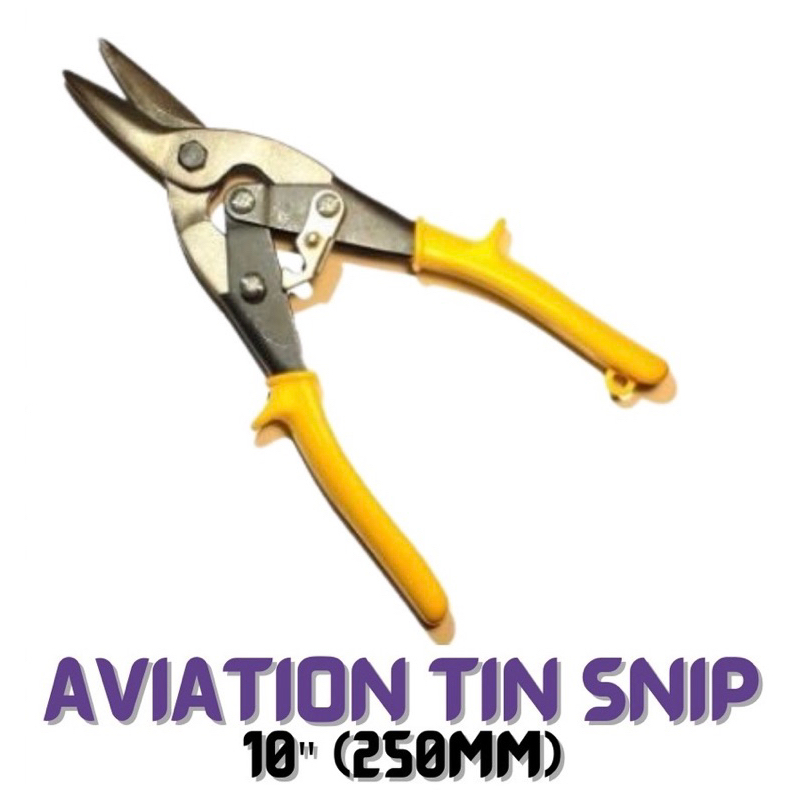 10” Snip Cutter/ 10” Aviation Tin Snip Cutter/ Zinc Cutter/ Gunting ...