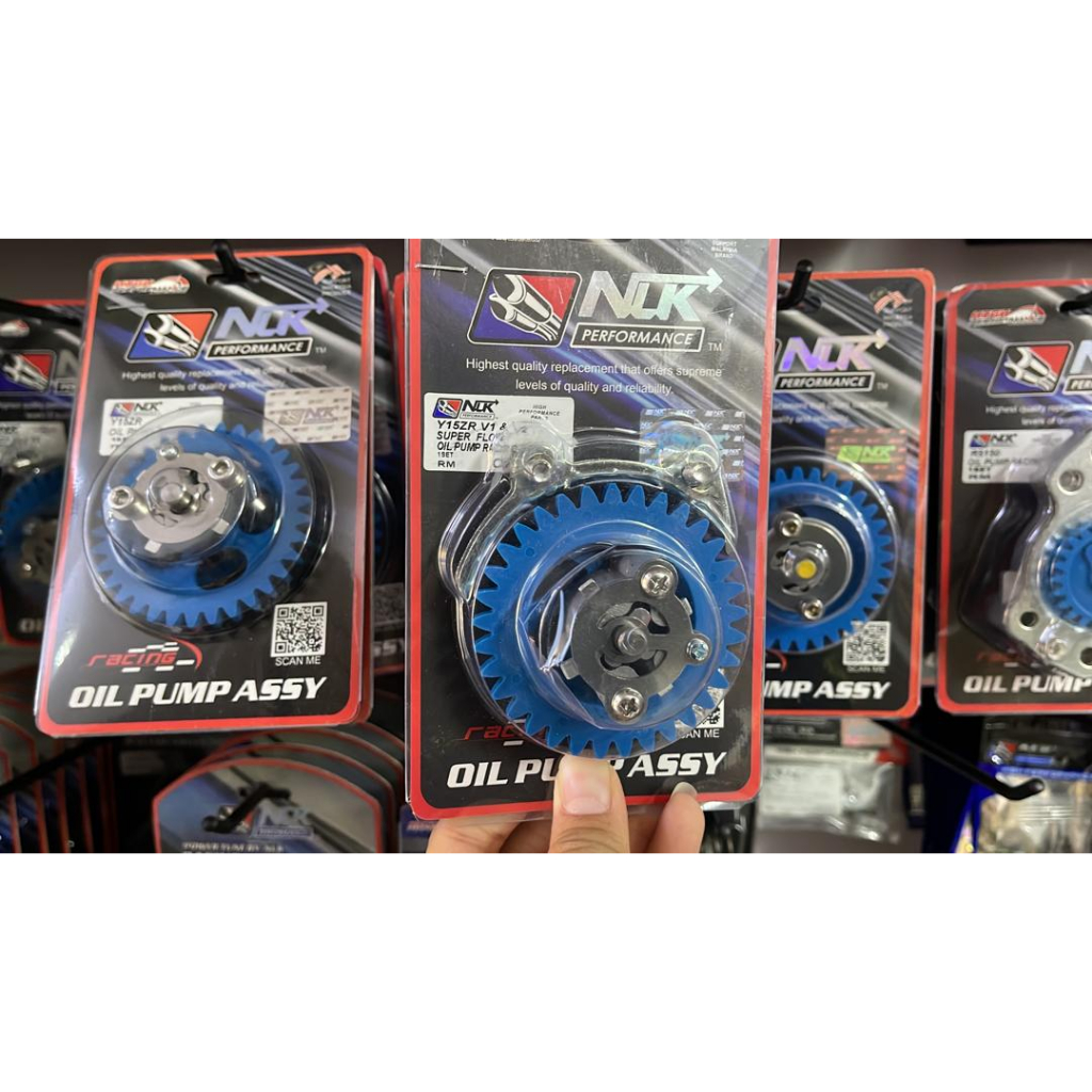 NLK PERFORMANCE RACING OIL PUMP Y15ZR V1/V2 Y16ZR +2mm CNC SUPERFLOW ...