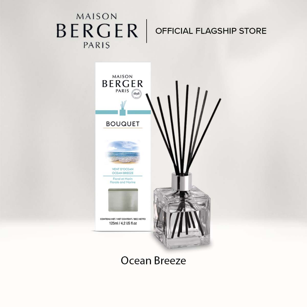 Maison Berger Paris Scented Cube - Ocean Breeze (Reed Diffuser) (125ML ...