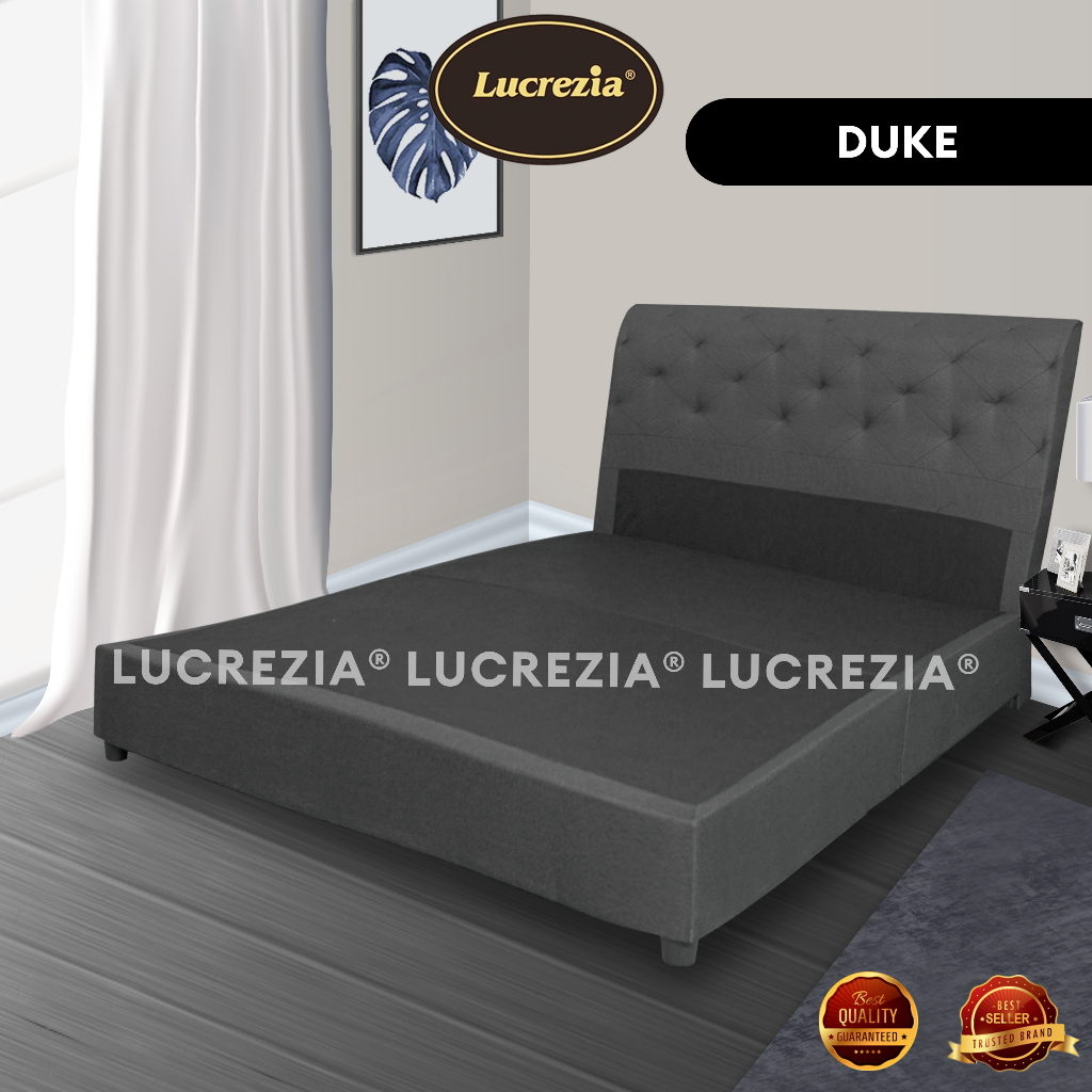 Lucrezia Duke Divan Bed Frame (Queen/King Size) (Mattress not included ...