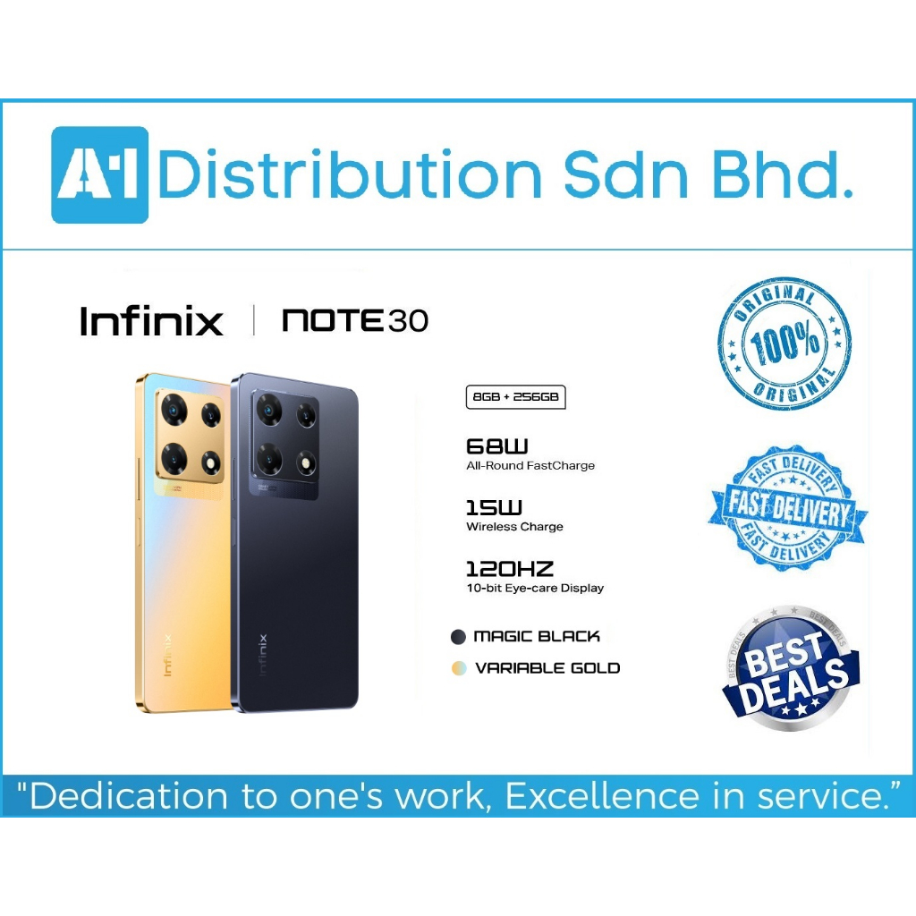 Infinix Note 30 Pro Smartphone [8GB+256GB] (100% Original Infinix ...