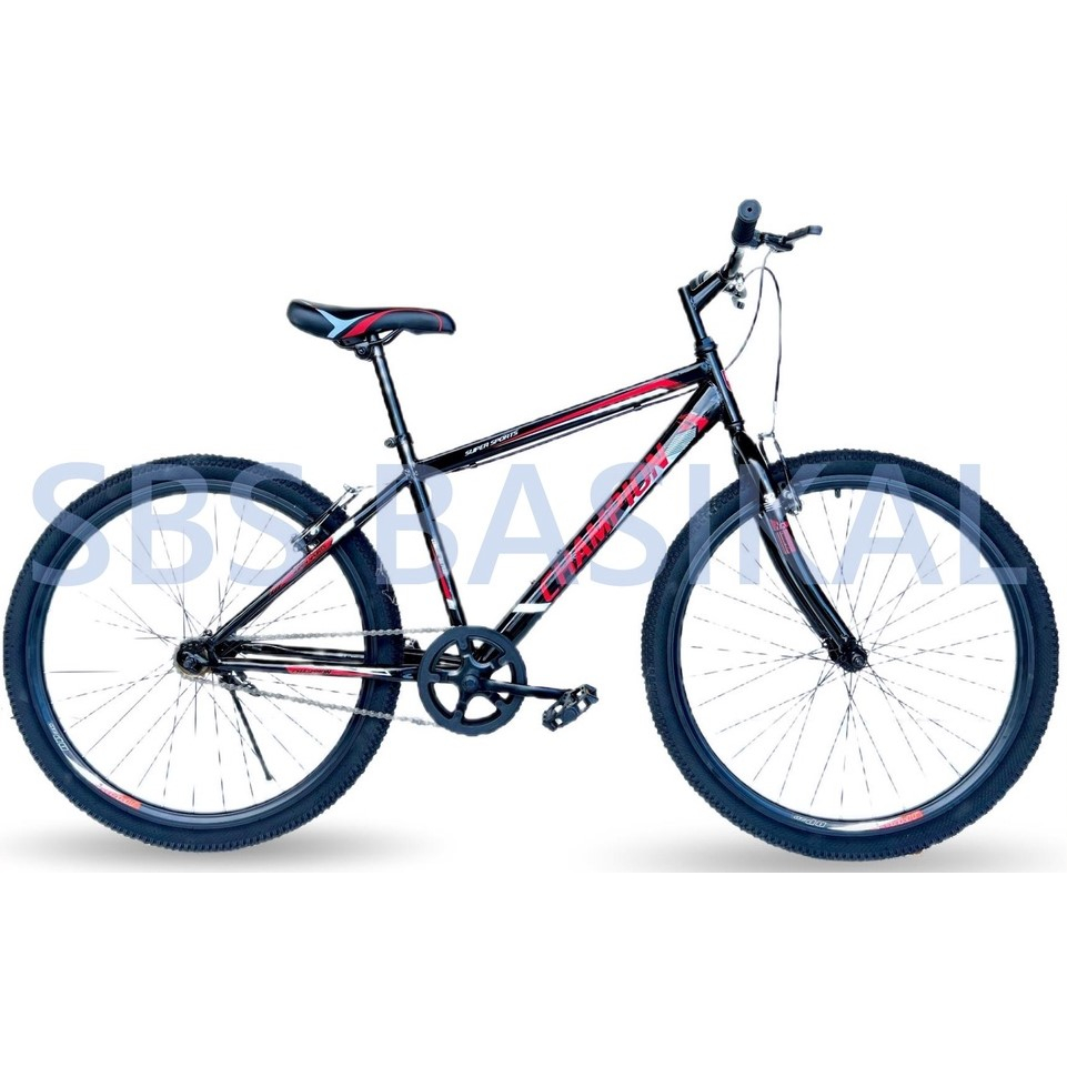 PROMOTION NEW CHAMPION MTB 26"ER SINGLE SPEED BEGINNER BICYCLE BASIKAL ...