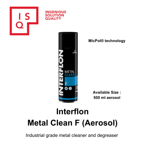 Interflon Metal Clean F (Aerosol) 500ml | Shopee Malaysia