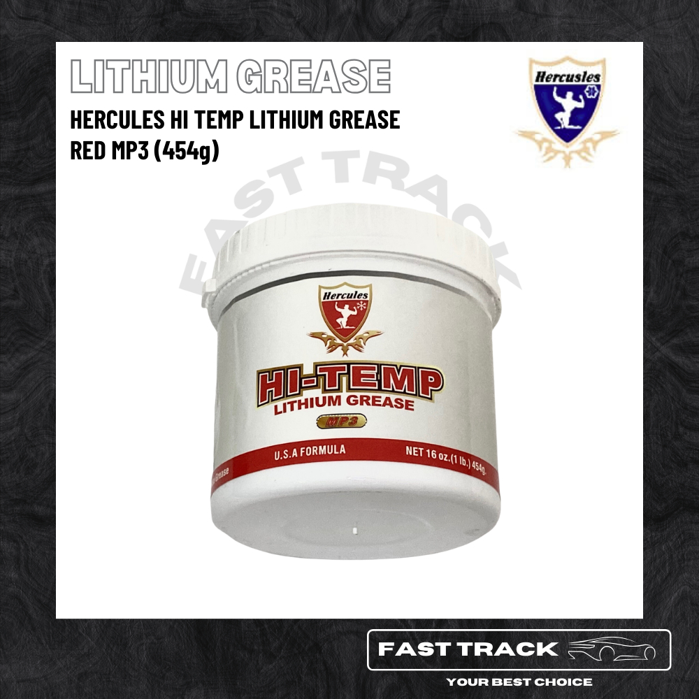 HERCULES HI TEMP LITHIUM GREASE RED MP3 (454g) | Shopee Malaysia