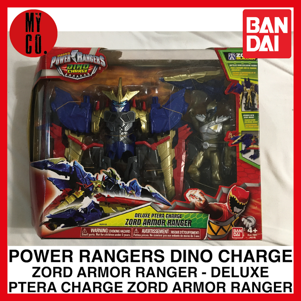 POWER RANGERS DINO CHARGE ZORD ARMOR RANGER - DELUXE PTERA CHARGE ZORD ...