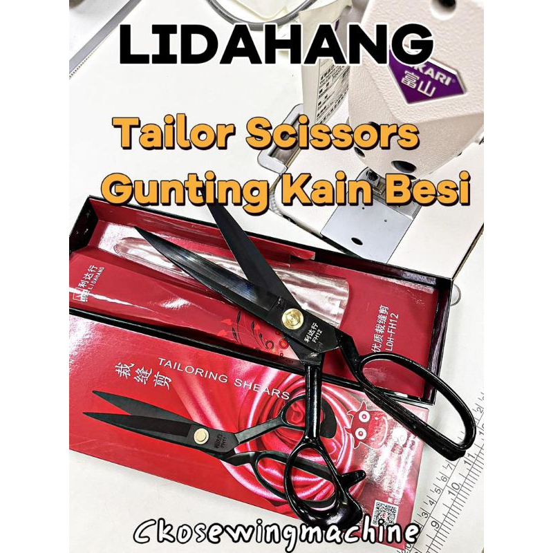 ️High Quality ️ / LDH Tailoring Scissors / Gunting Jahit Scissor / Gunting Kain Besi / Gunting ...
