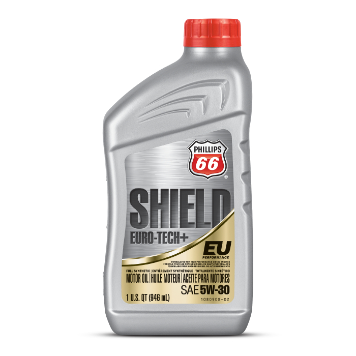 PHILLIPS 66 SHIELD® EURO-TECH+ PREMIUM FULL-SYNTHETIC DIESEL ENGINE OIL ...